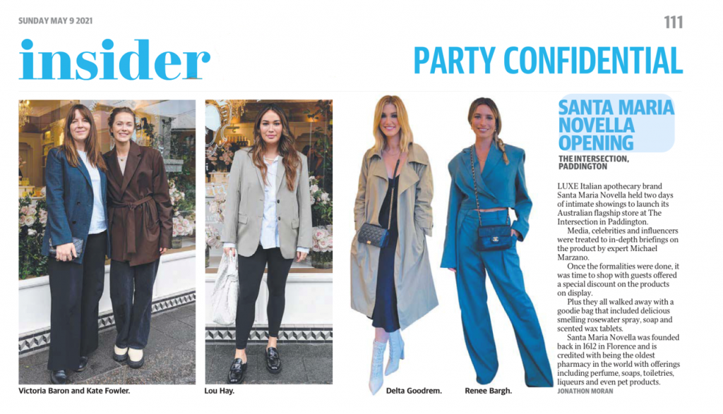 Santa Maria Novella Opening Insider - The Intersection Paddington